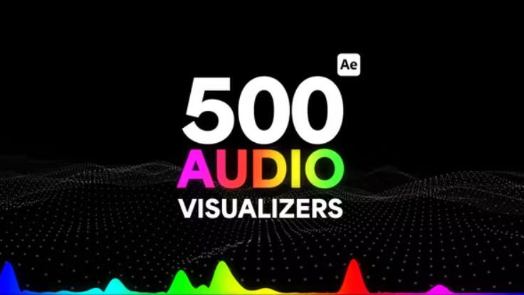پروژه افترافکت ویژوالایزر صدا Audio Visualizers Pack V1 - Editorae