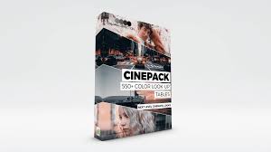 پک اصلاح رنگ Cinepack LUT برای پریمیر - Editorae