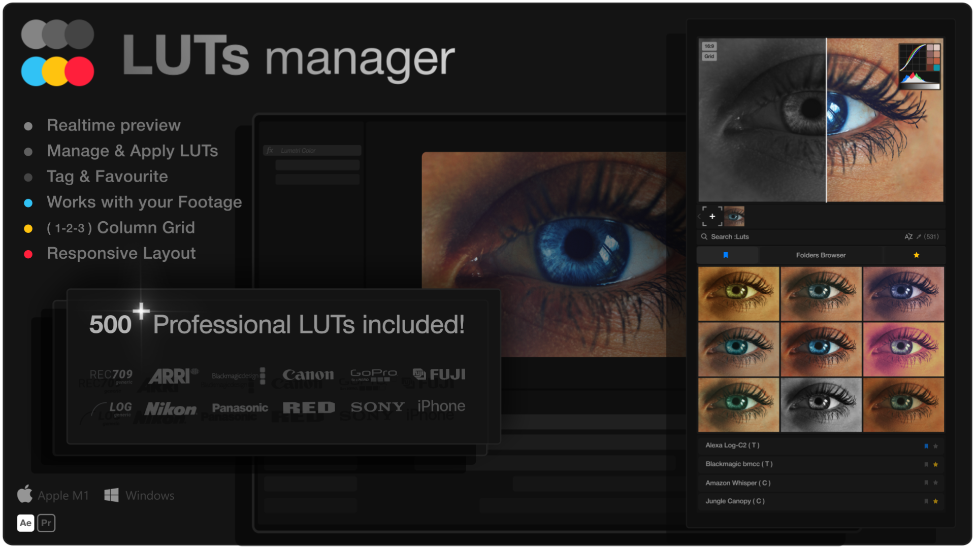 مدیریت آسان LUTها با LUTs Manager - Editorae