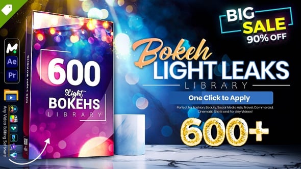 افکت‌های بوکه - جلوه‌های نورپردازی حرفه‌ای - Editorae